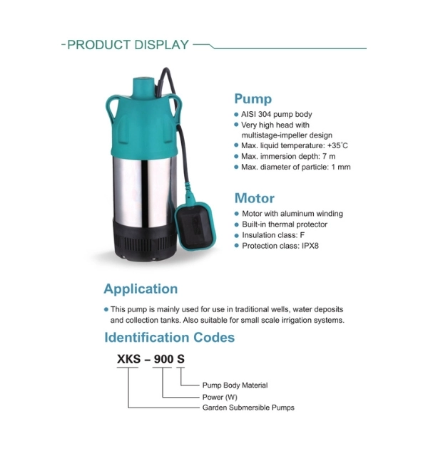 LEO XKS-900S – 1.2 HP Submersible Pump for Home Tanks